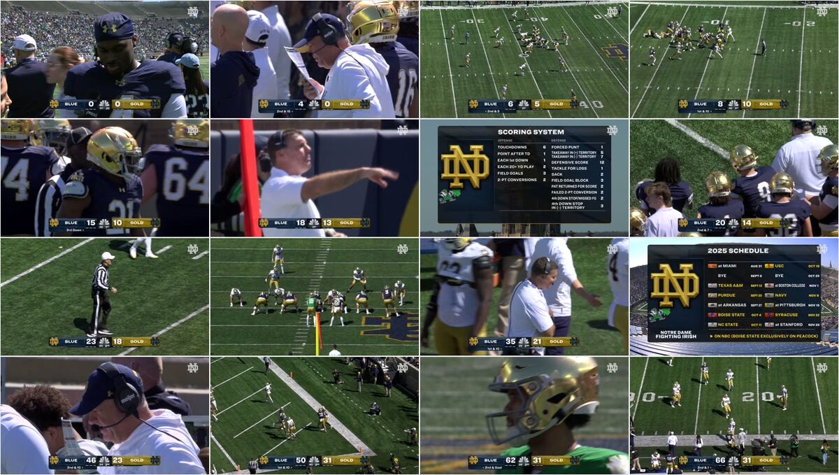 FULL GAME   2025 Blue-Gold Game presented by @meijer   Notre Dam