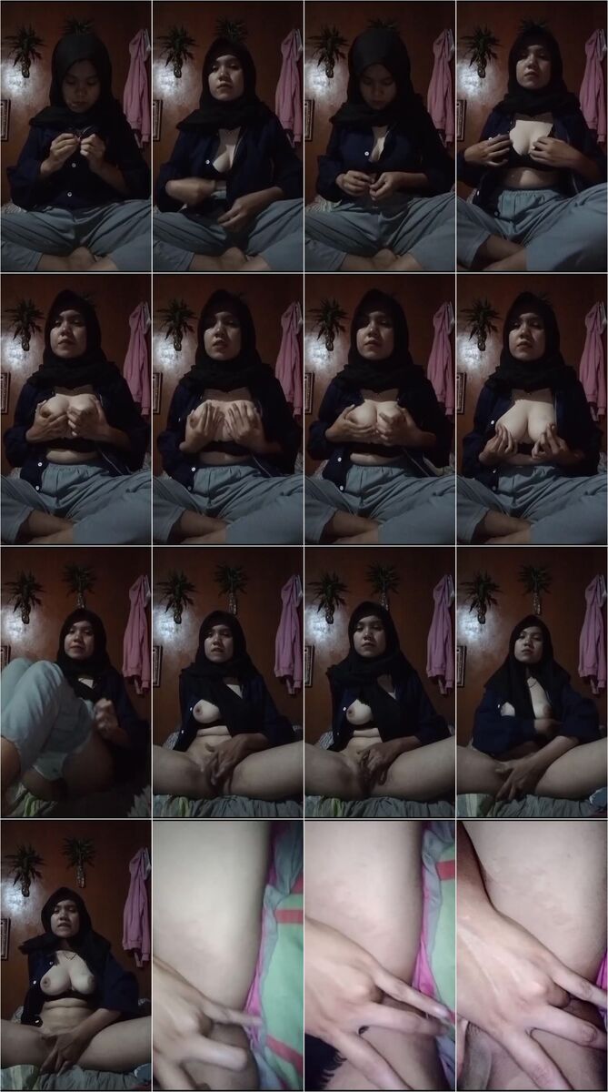 mba shella suka menyendiri di kamr