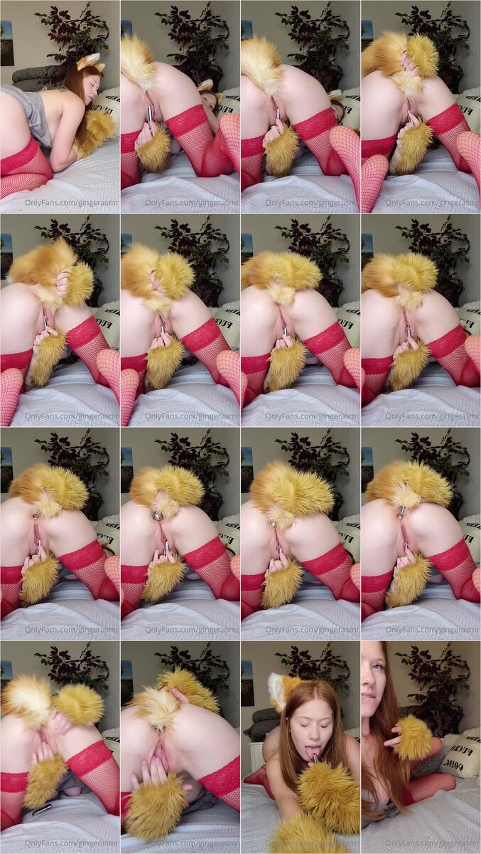 Ginger ASMR - Fox Girl Shows Off Her Tail