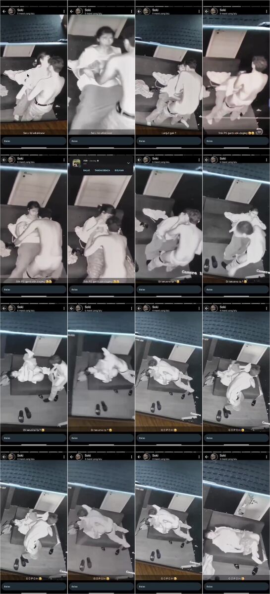 Anak SMA ngentot di rental PS terekam CCTV -  -