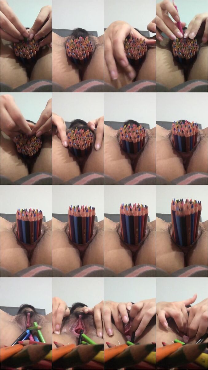 Bocil Belajar Pakek Pensil Pewarna