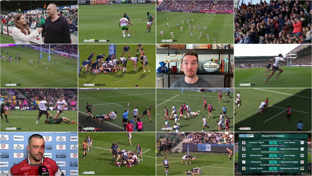 Gallagher Premiership Rugby Highlights (30 Apr 2025) 540p