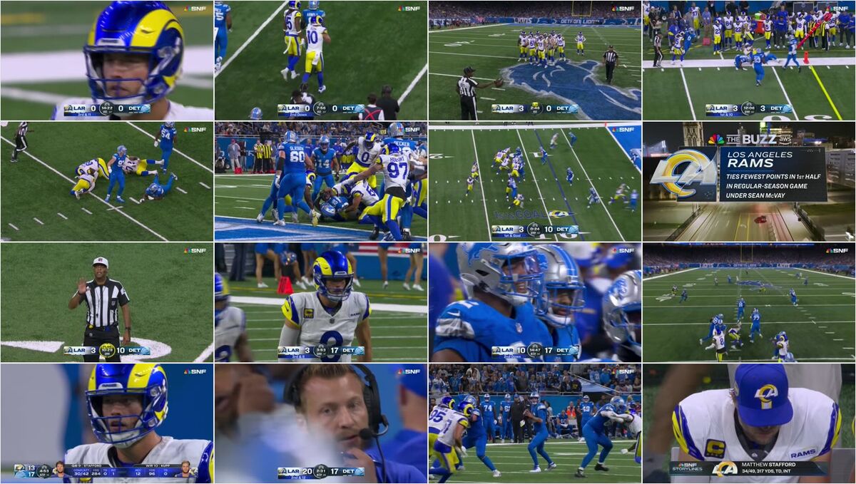 Los Angeles Rams at Detroit Lions 08 09 2024 low