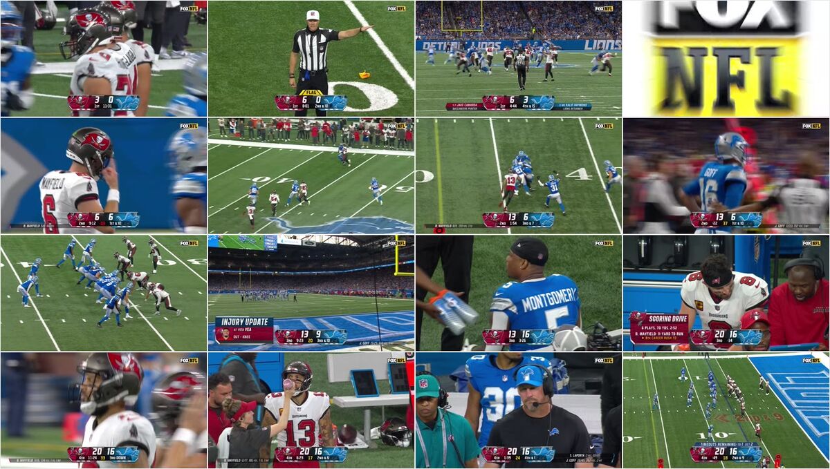 Tampa Bay Buccaneers at Detroit Lions 15 09 2024 low