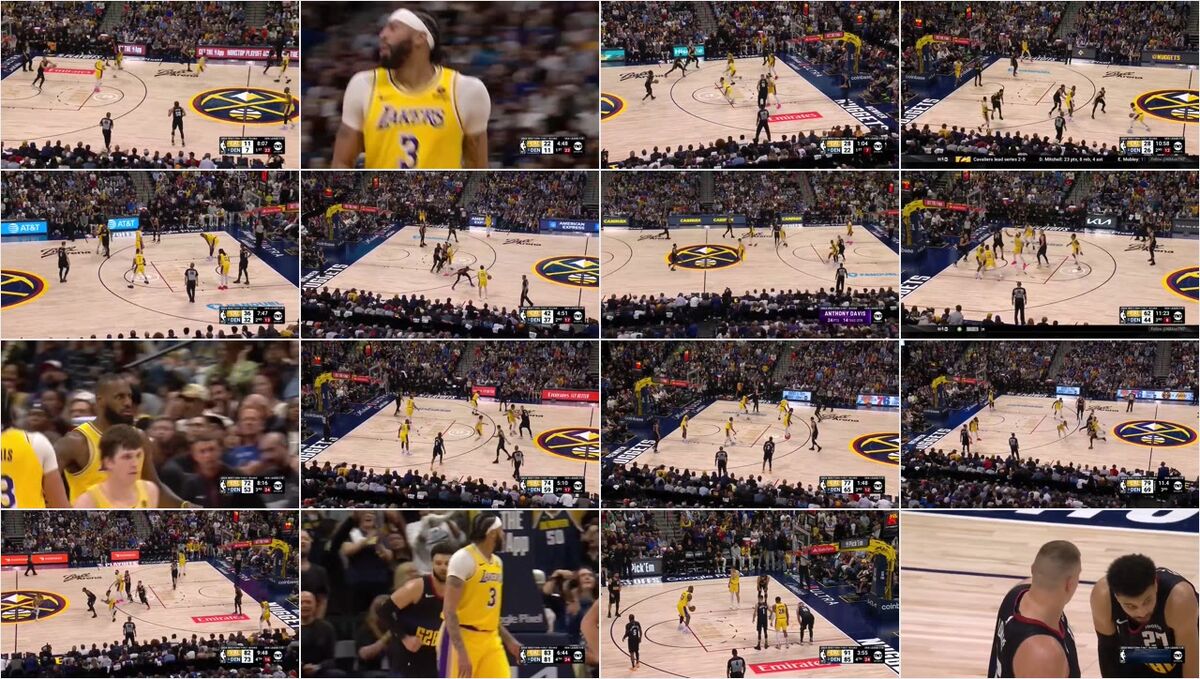 Lakers vs Nuggets - West 1st Round - Game 2 - April 22, 2024