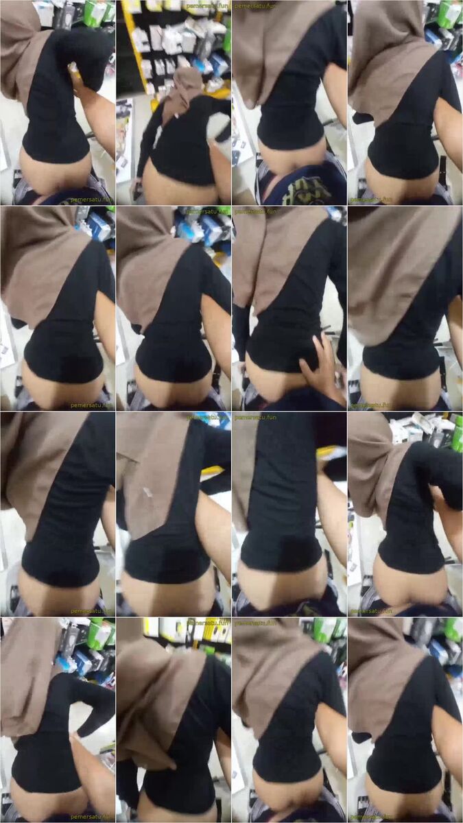 jilbab jaga konter dientot boss