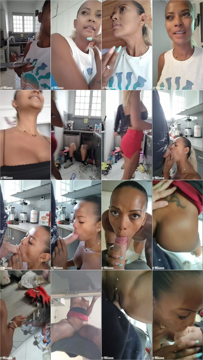 OnlyFans Miiana French milf ebony hardcore bigass mikess on