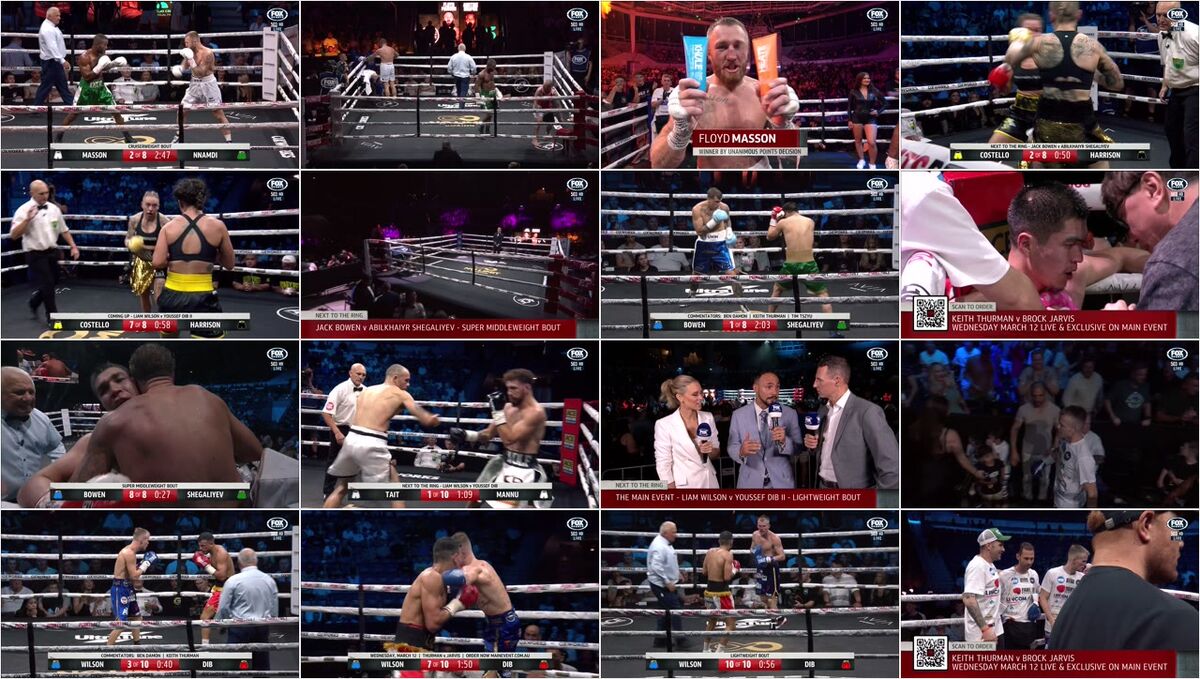 No Limit Wilson Vs Dib II Main Card 01 03 25 Live   Kayo Sports
