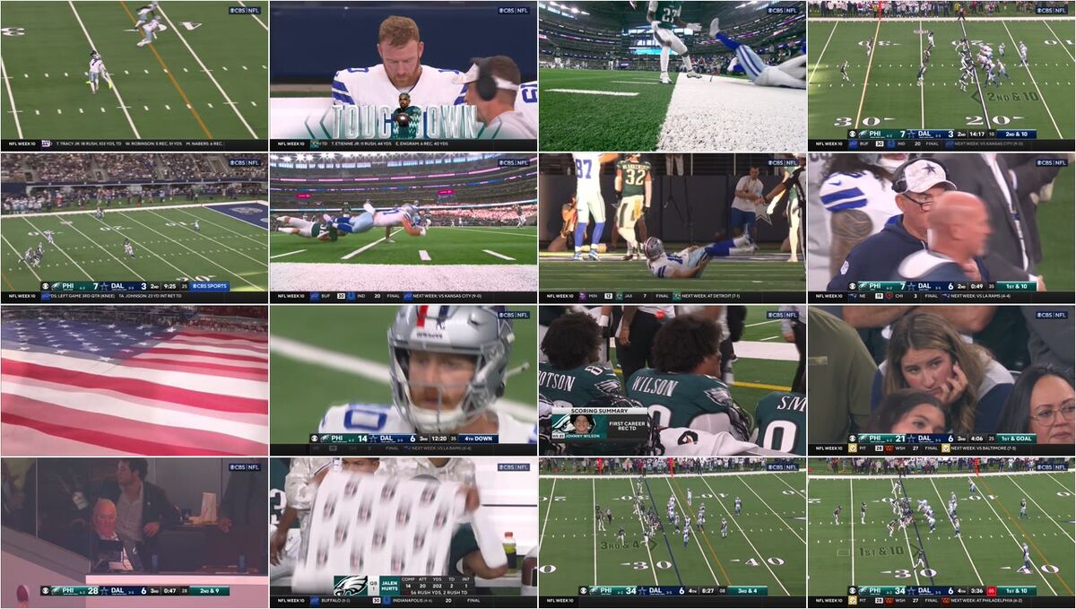 Philadelphia Eagles at Dallas Cowboys 10 11 2024 low