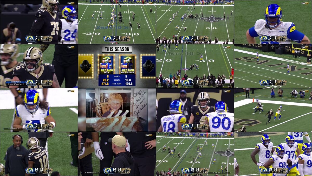 Los Angeles Rams at New Orleans Saints 01 12 2024 low