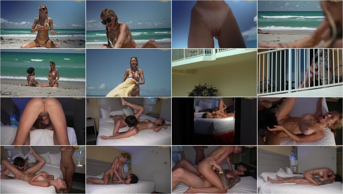 OnlyFans BralessForever Shan Meets a Big Cock Boy on the Beach c