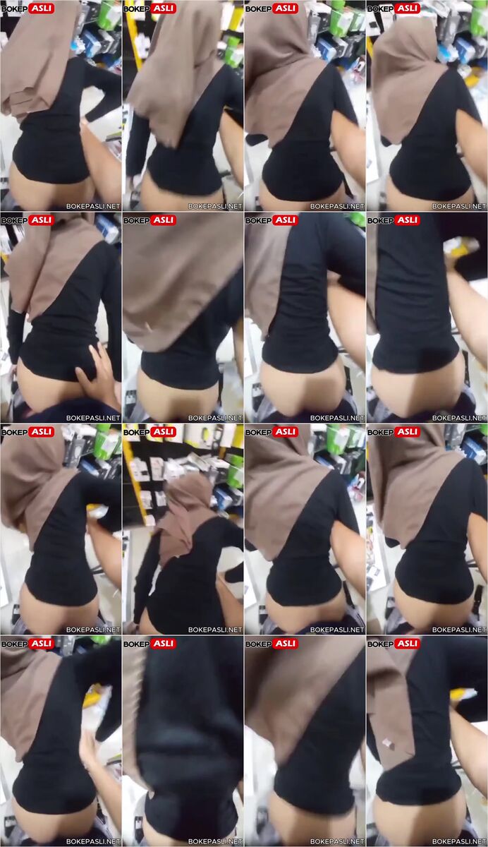 Bokep Ngewe Pegawai Konter Hijab ASLI