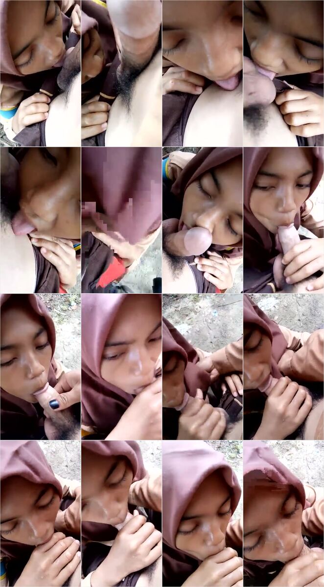 Abegeh Jilbab Pramuka nyepong punya ayang