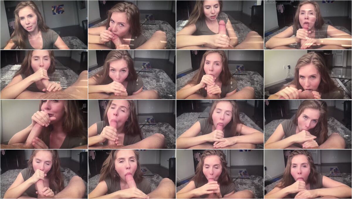 Lena Paul - Lena Paul gives blowjob on camera and finally makes 