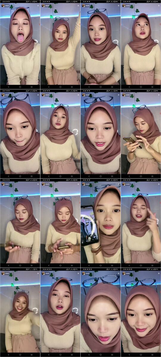 excluleak com Leak Jilbab rajut emang yahut sheiii live tiktokP 