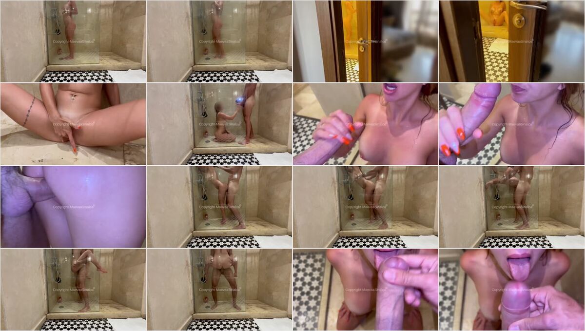 onlyfans Maevaa Sinaloa Shower Fuck french shower blowjob swallo