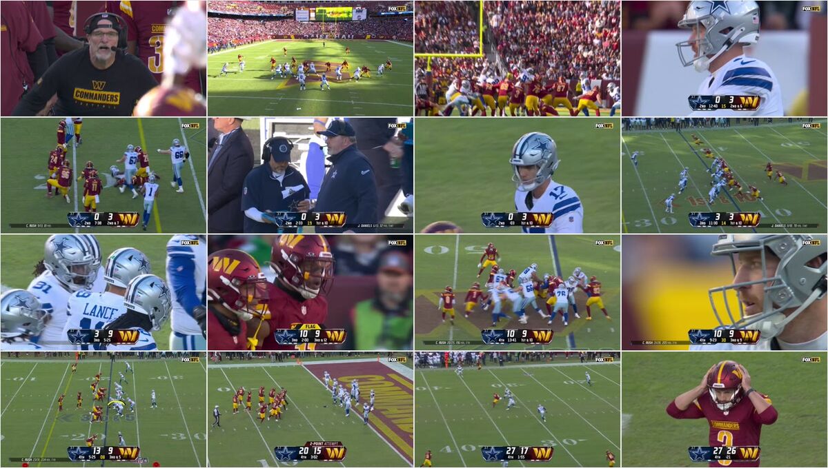 Dallas Cowboys at Washington Commanders 24 11 2024 low