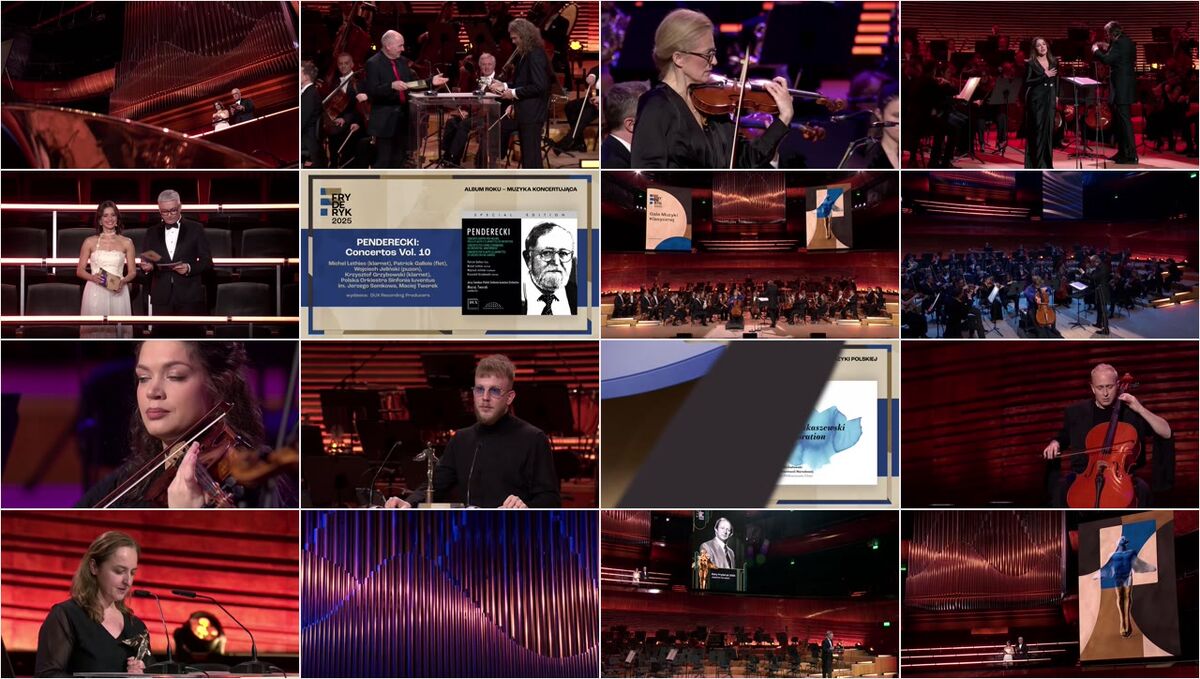 Fryderyki- Gala Muzyki Klasycznej - programy, OglÄdaj na TVP VO