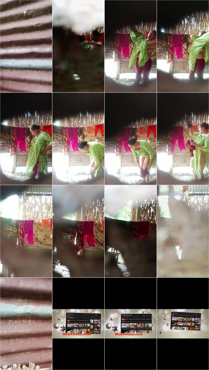 Talented Video Man Aunty After Bath