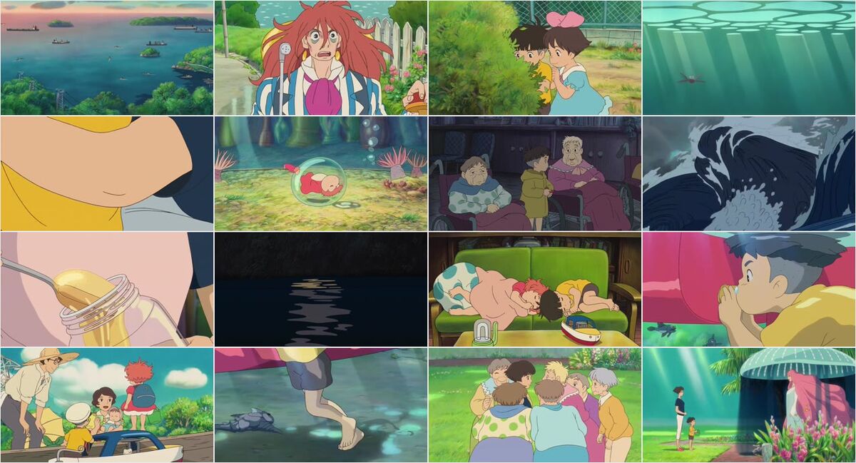 Ponyo sur la falaise VF