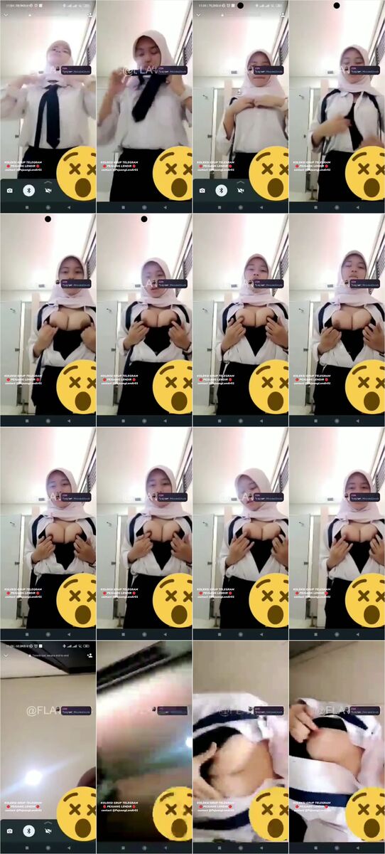 BOKEP INDO - Hijab Cantik vcs di wc sekolah