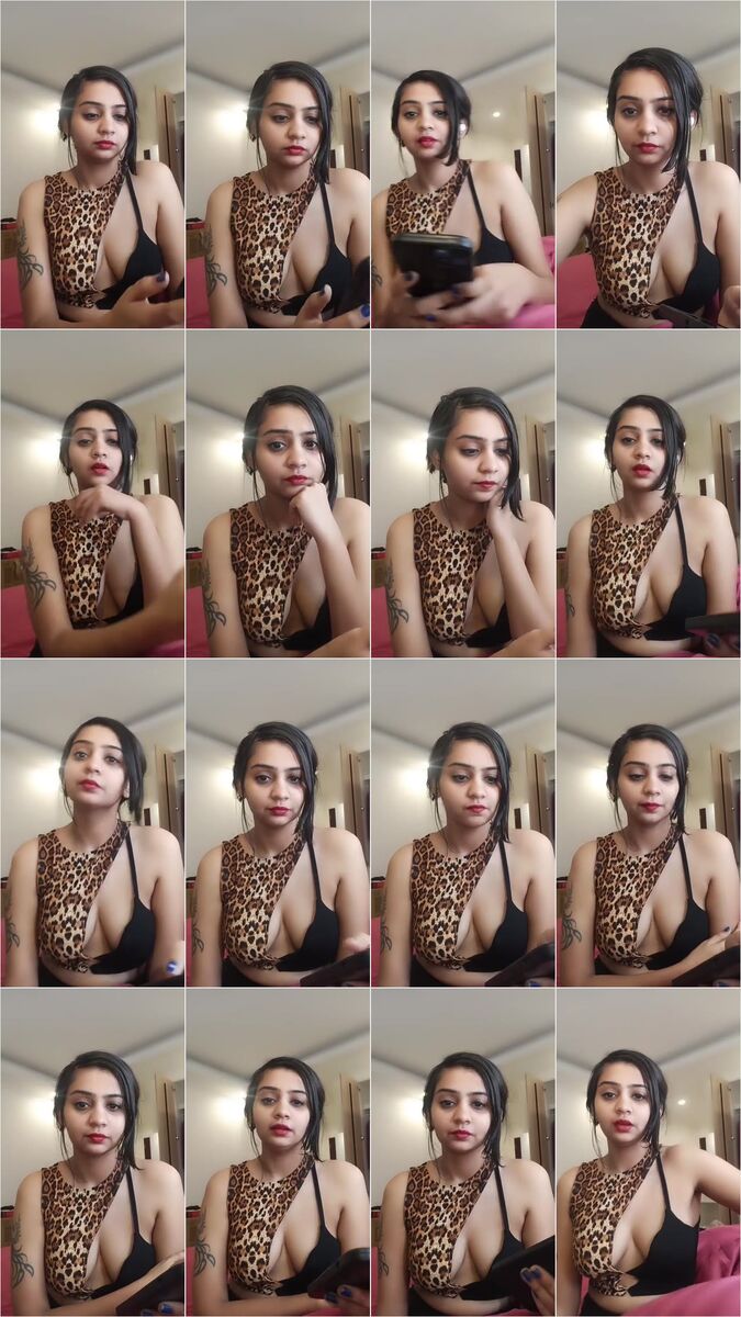 AishaA Showing Deep Cleavage to Tease on Tango Live -  20241015 