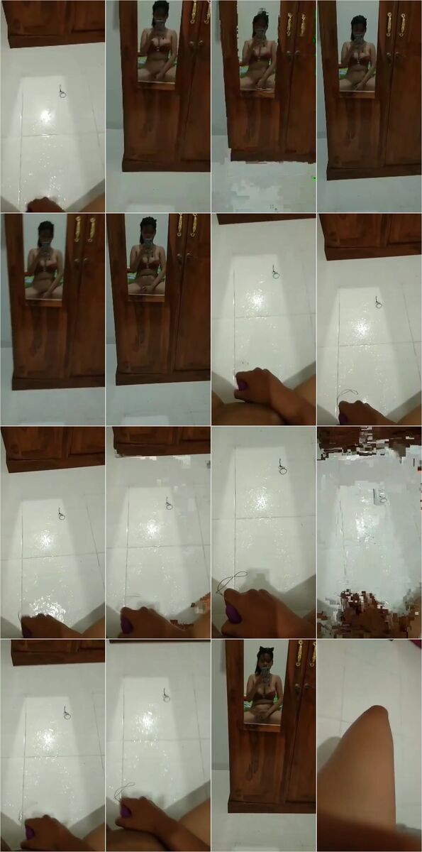 Didepan Lemari Kaca Colmek Sampe Basah [pfsh]