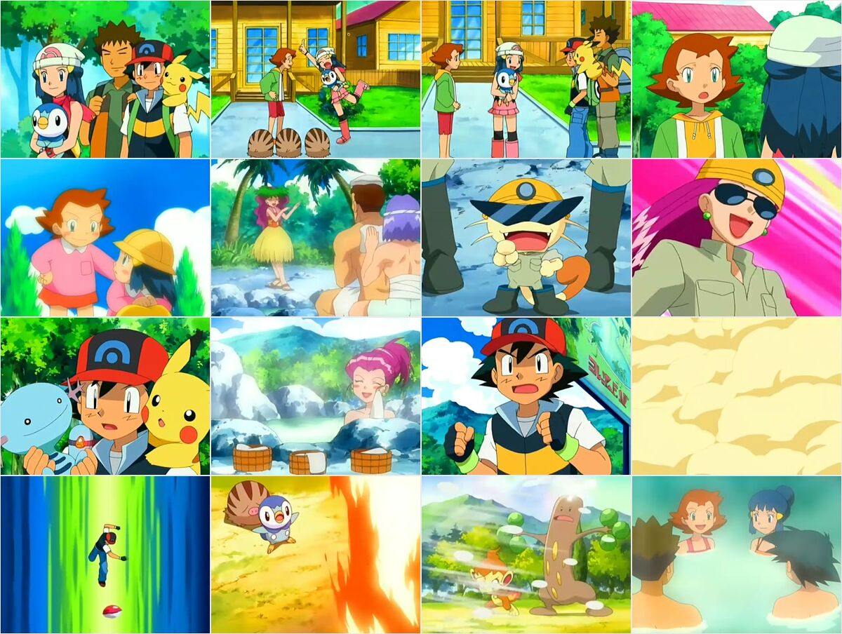 ポケットモンスター - S11E11 - ¡El balneario tiene una 
