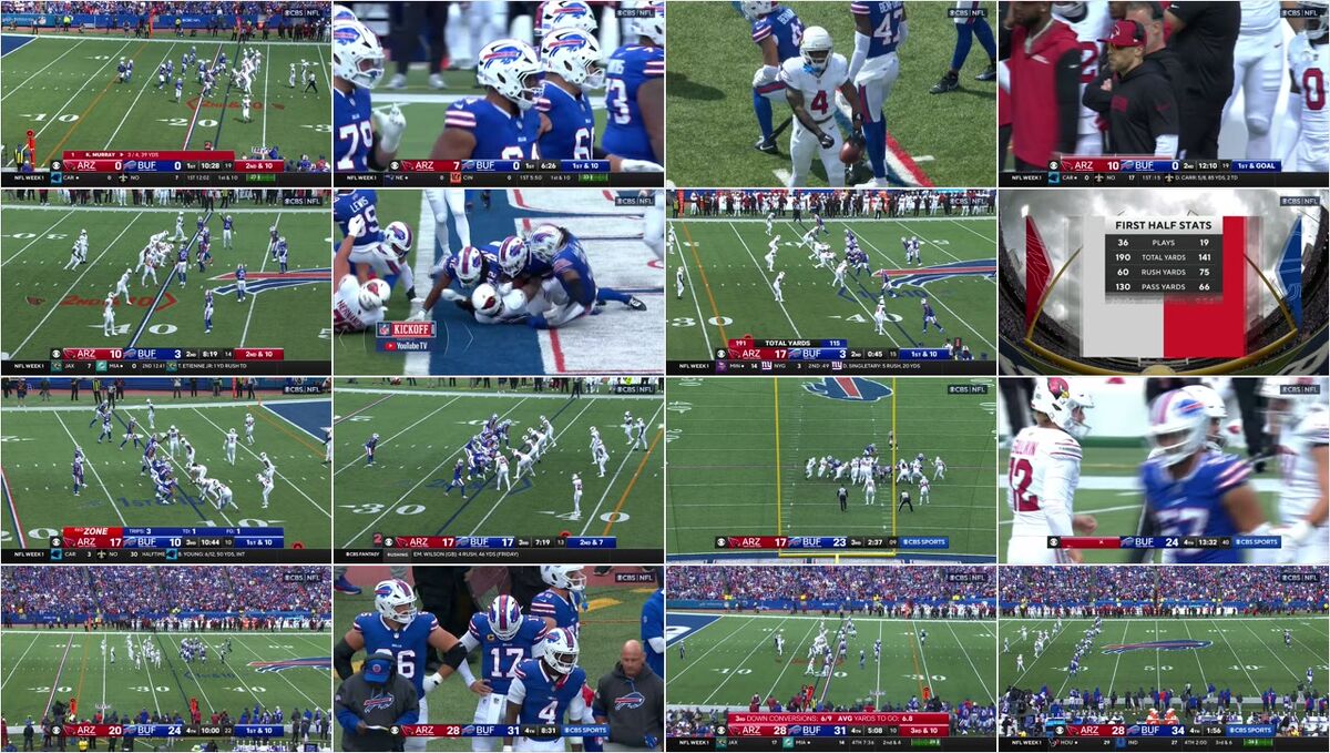Arizona Cardinals at Buffalo Bills 08 09 2024 low