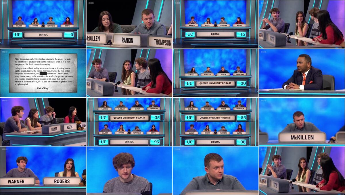 University Challenge S31E34 (14 Apr 2025) [540p]