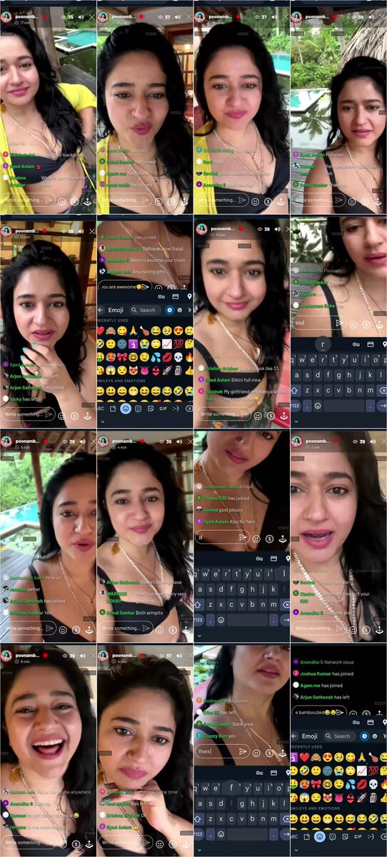 Poonam Bajwa Hot Bday Bikini live